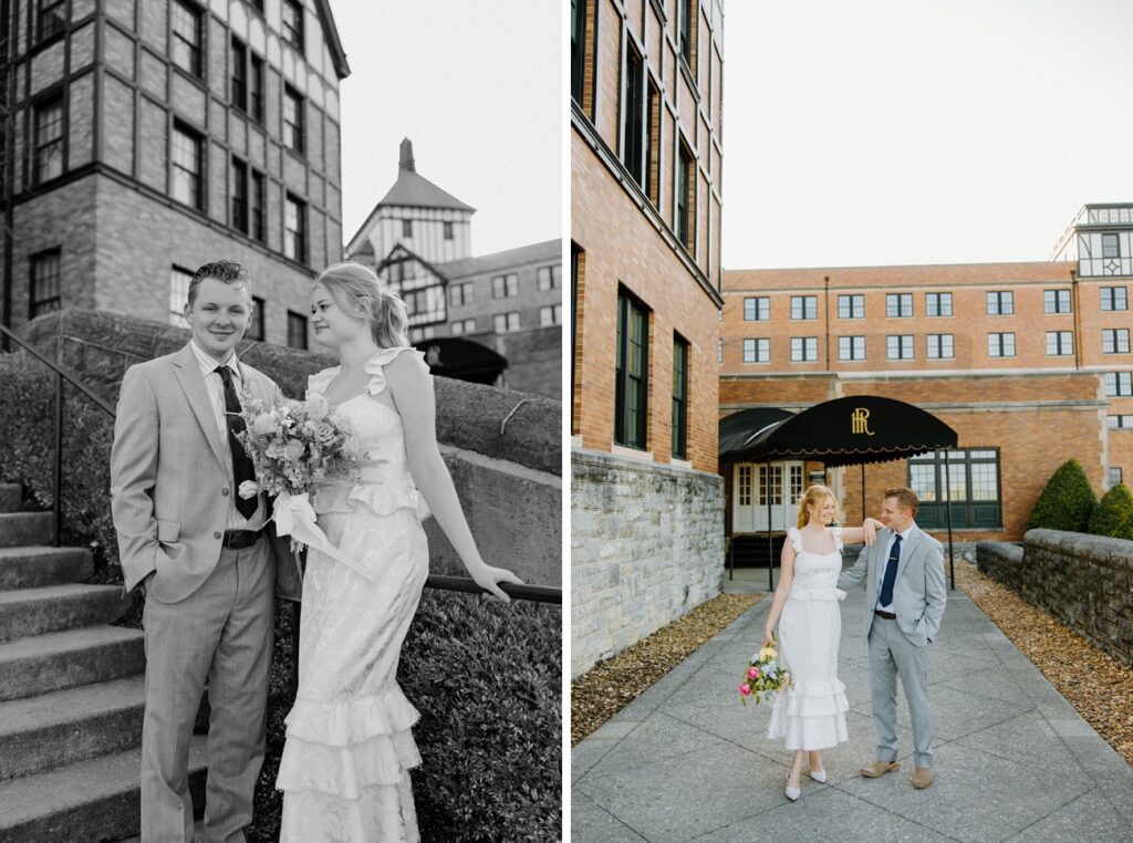 Stylish Hotel Roanoke Engagement Session - Roanoke Weddings
